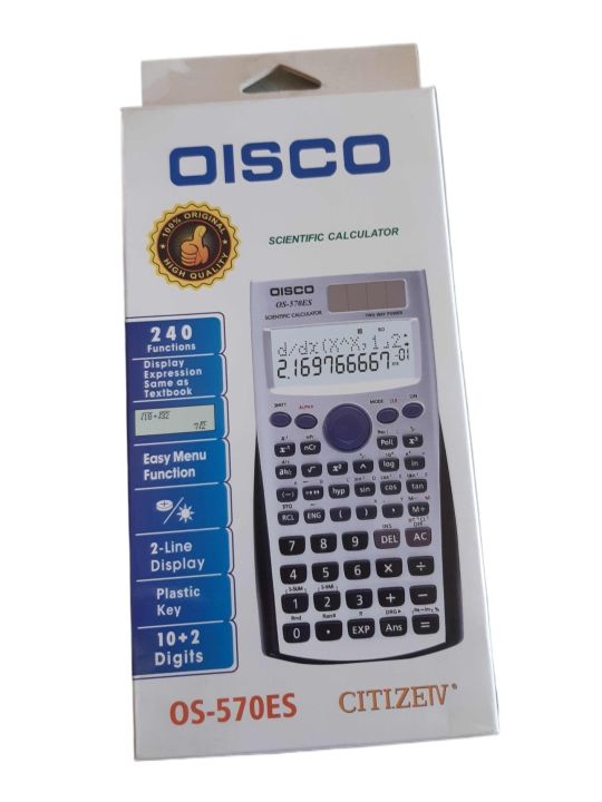 Scientific Calculator OISCO - OS-570ES 240 Functions calculator , Best ...