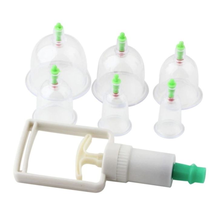 HIJAMA KIT 1x small pump & 6x cups (For improving health , pain relief ...