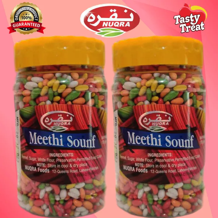 Pack of 2 Saunf Sweet Sugar Coated Meethi Sounf | Colorful Sounf ...