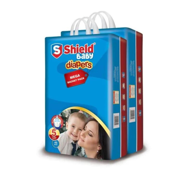 Shield - Diaper Mega Bachat Pack XL (46-Diapers, 11-25Kg, Pack of 2 ...