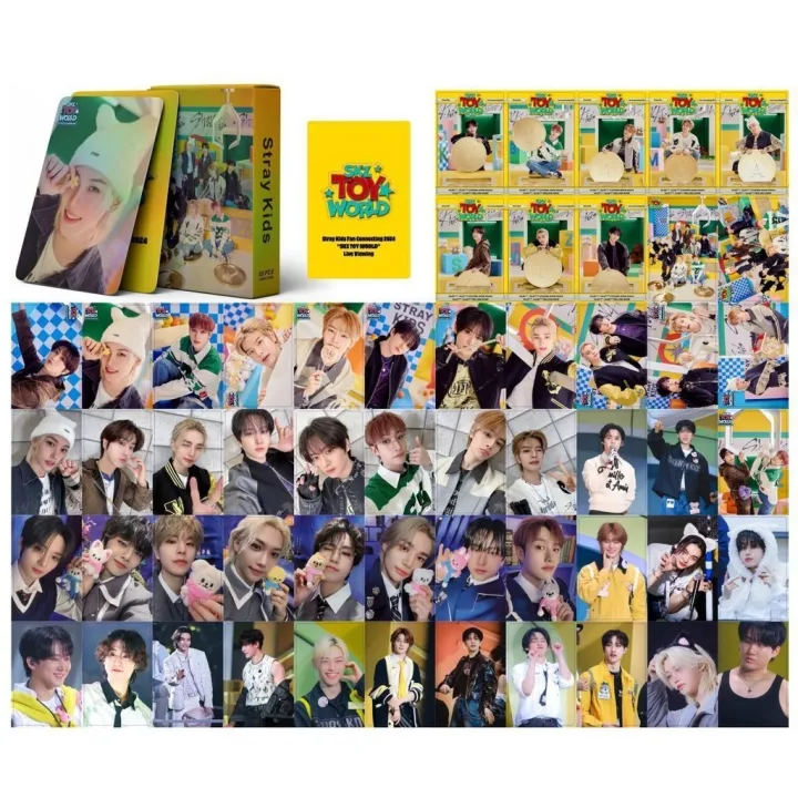 Kpop Idol Stray Kids Album SKZ TOY WORLD Photo Card Hologram High ...