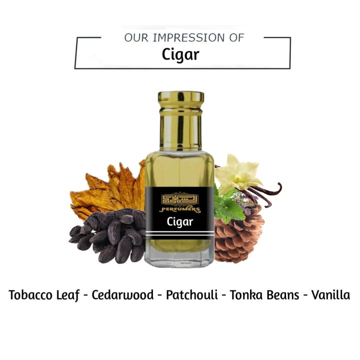 Cigar Attar By Saifi Perfumers – Concentrated Perfume Attar – Long ...