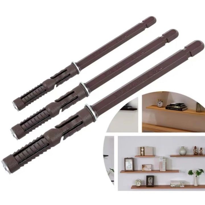 Plank Support Invisible Nails Floating Shelf Brackets Concealed Design ...