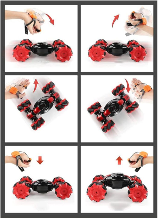 Remote Control Mini Twisting Car Gesture Sensing Deforming RC Car 4WD ...