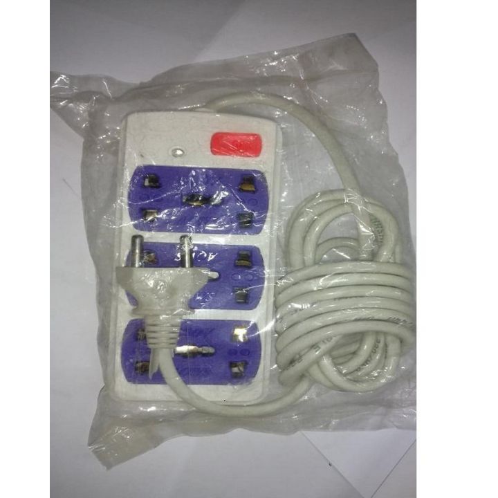 Multi Plug Extension - 3 Power & 3 Normal Sockets | Daraz.pk