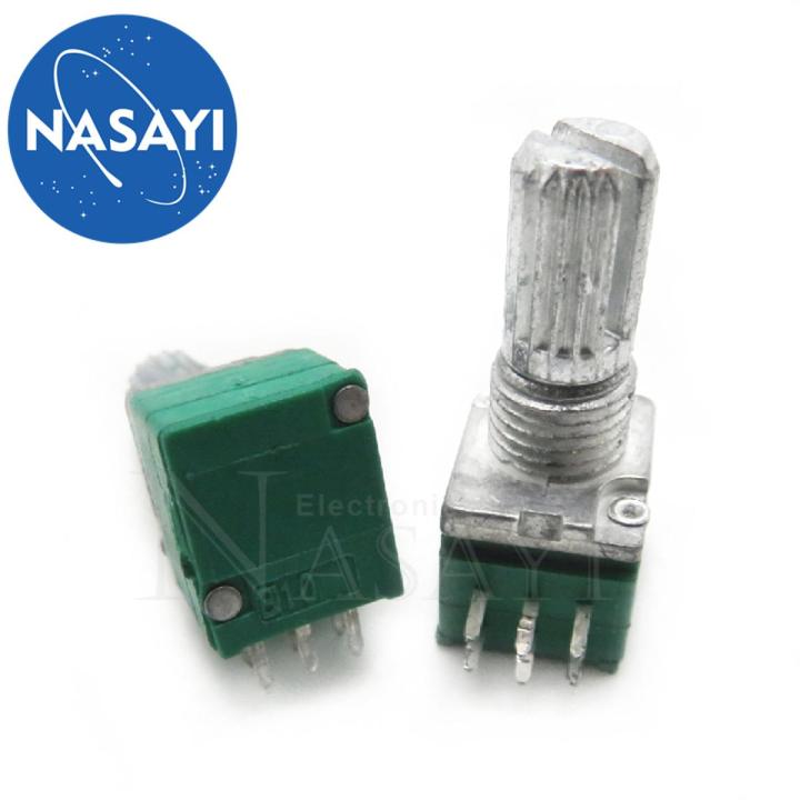 5PCS 6 feet RK097G double potentiometer A10K audio amplifier sealed ...