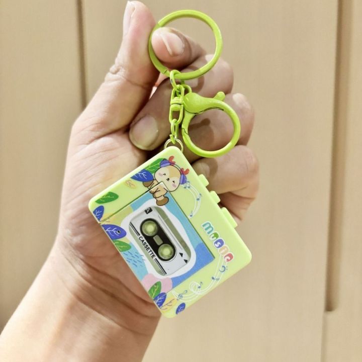 Multifunctional Cassette Recorder Retro Tape Recorder Keychain ...