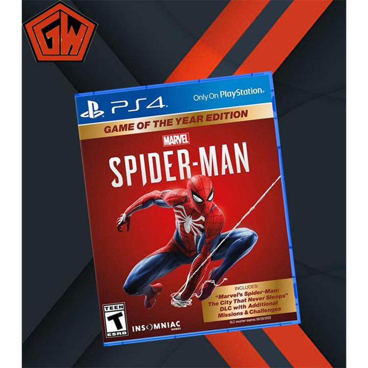 Spiderman ps4 game of the year store