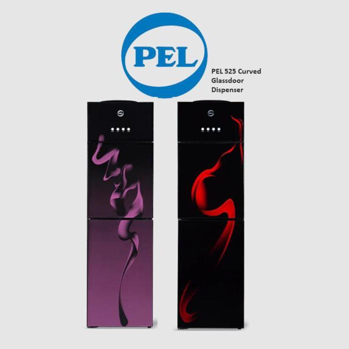 PEL 525 CURVED GLASS WATER DISPENSER | Daraz.pk