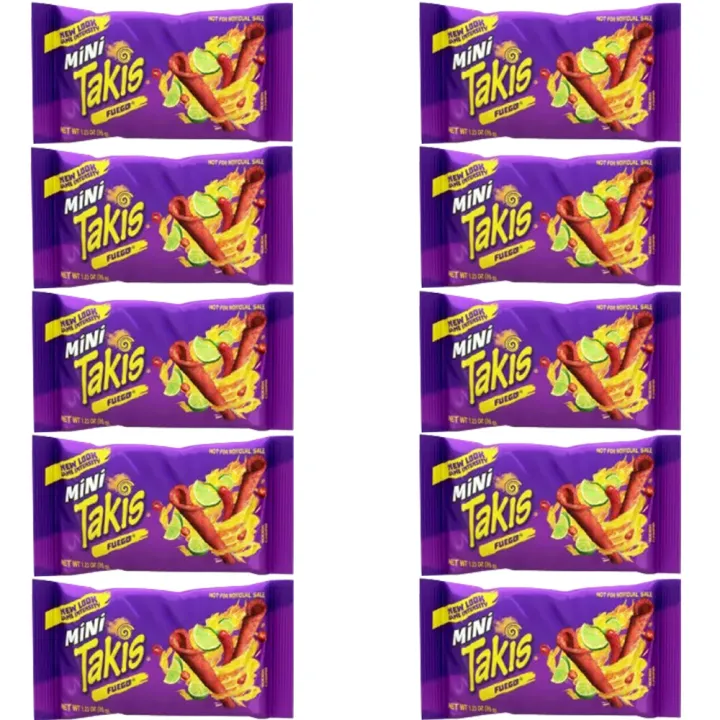 Takis | Takis Chips | Fuego Chips | Snacks (Imported) Snacks 35g, Pack ...