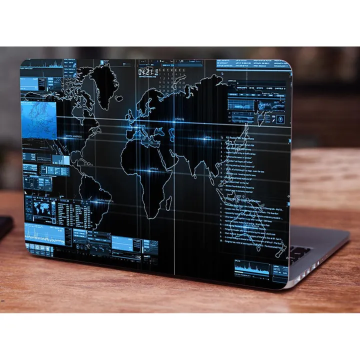 conky-digital laptop skins back vinyl skins 12.13.14.15.6 inch size all ...