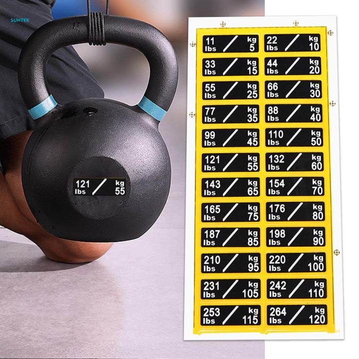 Weight Sticker Labels Weight Stack Labels Sticker for Gym Outdoor Home ...