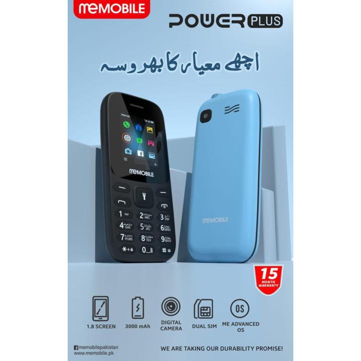 Memobile PowerPlus, Dual Sim, 1.8 Inch Display, 3000mAH Battery, Auto ...
