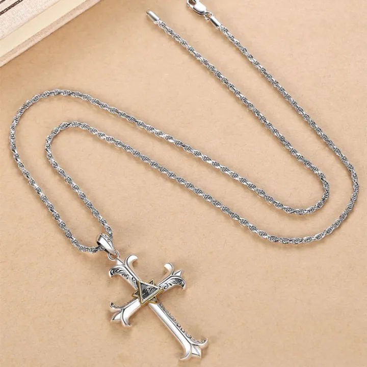 【Hottest Trends】Original Design Eye of God Cross Necklace Chain ...