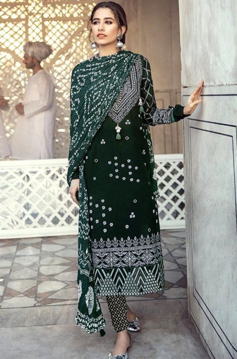 Unstitched Ajrak Print Cloth Blue - 1.5 meter | Daraz.pk
