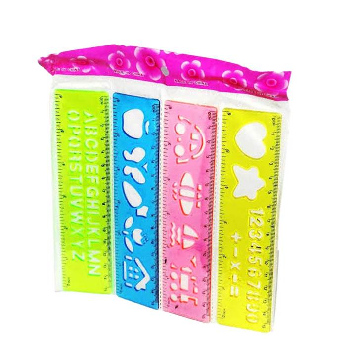 8 Beautifull Color Ruler Scales With AbCD and Counting nd Number ...