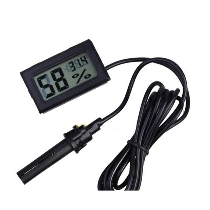 Hygrometer with cable measure temperature + humidity with cell | Daraz.pk