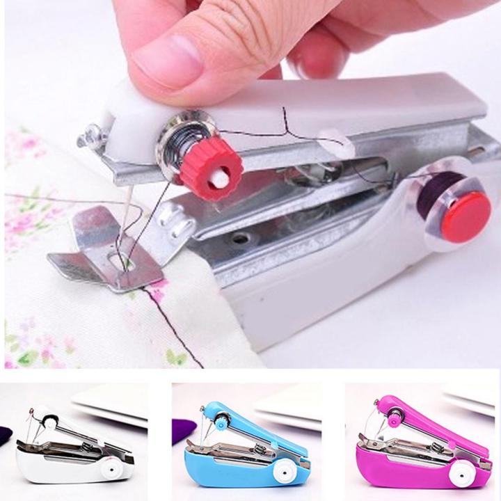 Portable Mini Handheld Sewing Machine Clothes Stitch Manual - Multi ...