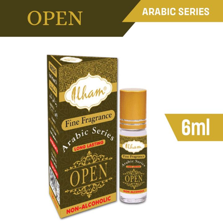 ILHAM -Open 6ml Attar Perfume Oil - Alcohol-Free Long lasting Fragrance ...