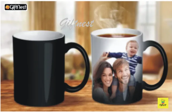 Customized / Personalized Photo Magic Mug - Customized Magic Mug With Your Picture, Logo, Text ...