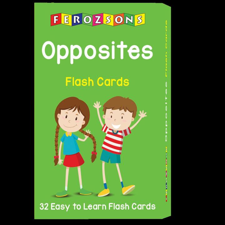 Opposites Flash Cards by Ferozsons | Daraz.pk