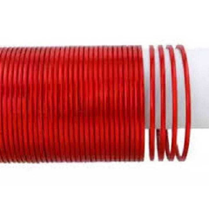 Plain Metal Bangles Red Color - 36.Bangles size.2.5 | Daraz.pk
