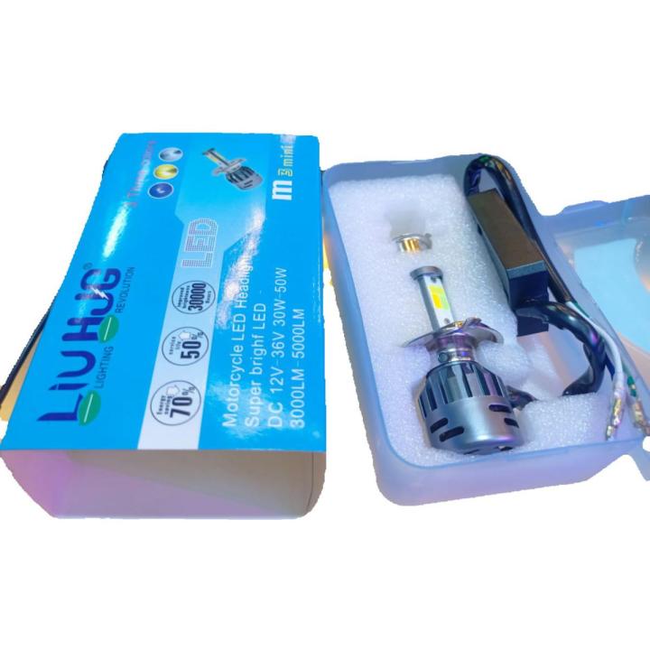 HJG M3 MINI 3in1 Super Bright LED Headlights For All Motorcycles | Daraz.pk