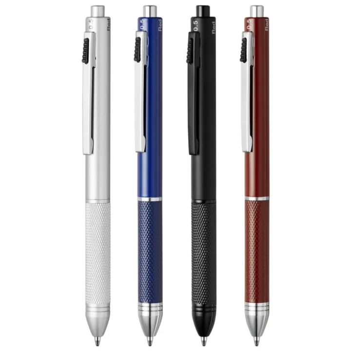 Refillable Metal Multifunction Pen 4-in-1 Gravity Sensor 0.5mm ...