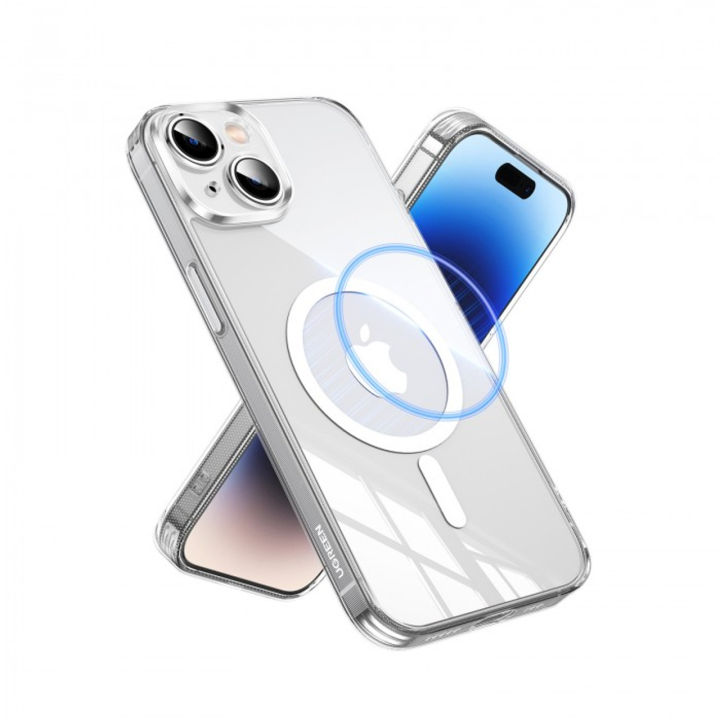iPhone Magnetic MagSafe Protective Clear TPU Transparent Cover Case For ...