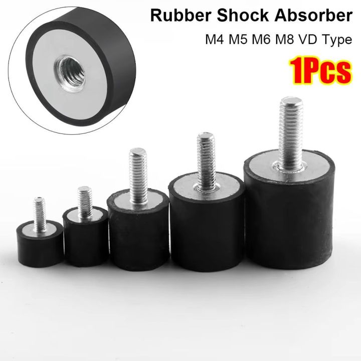 1Pcs New M4 M5 M6 M8 Rubber Shock Absorber Male Thread Anti-vibration ...