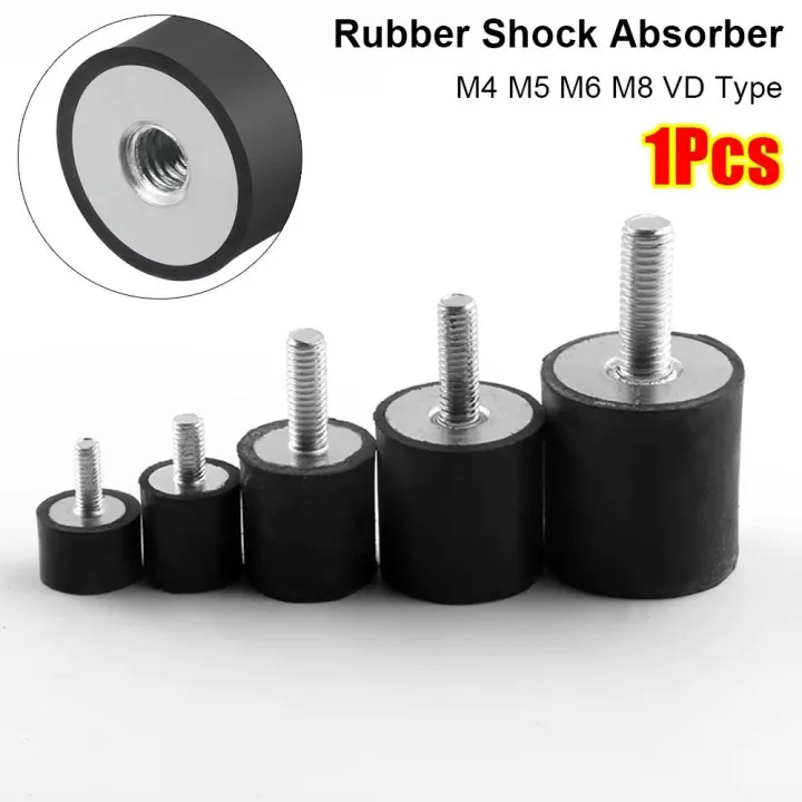 1Pcs New M4 M5 M6 M8 Rubber Shock Absorber Anti-vibration Male Thread ...