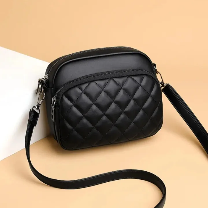 Women Bags Mini Quilted Crossbody Bag Handbag For Girls Solid Color Crossbody Bag Casual ...