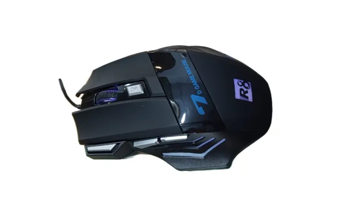 7 Buttons Wired USB Gaming Mouse , Adjustable DPI Upto 3200, 7 Color ...