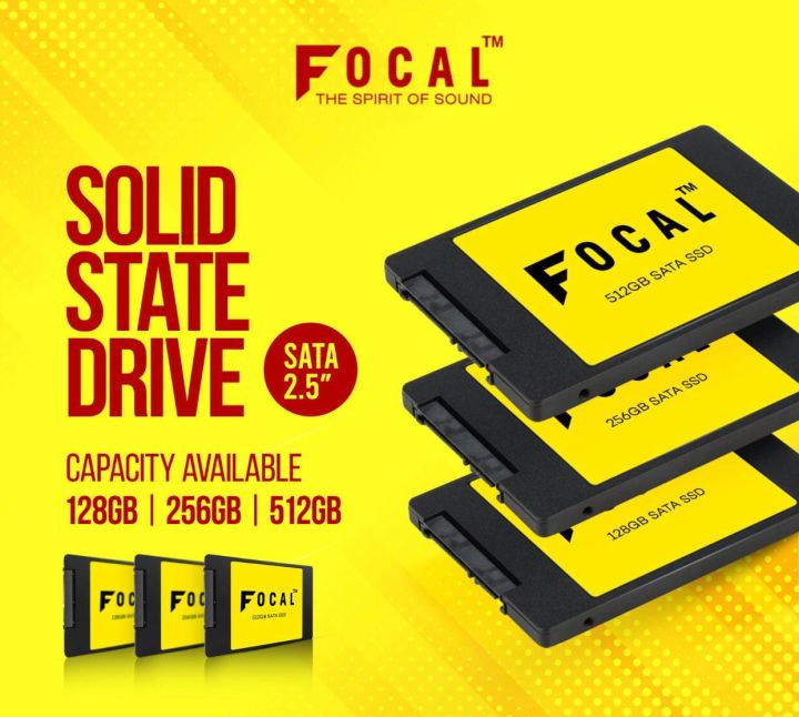 Focal 256GB - SSD Sata 2.5 (Solid State Drive) 100 % Original SSD ...