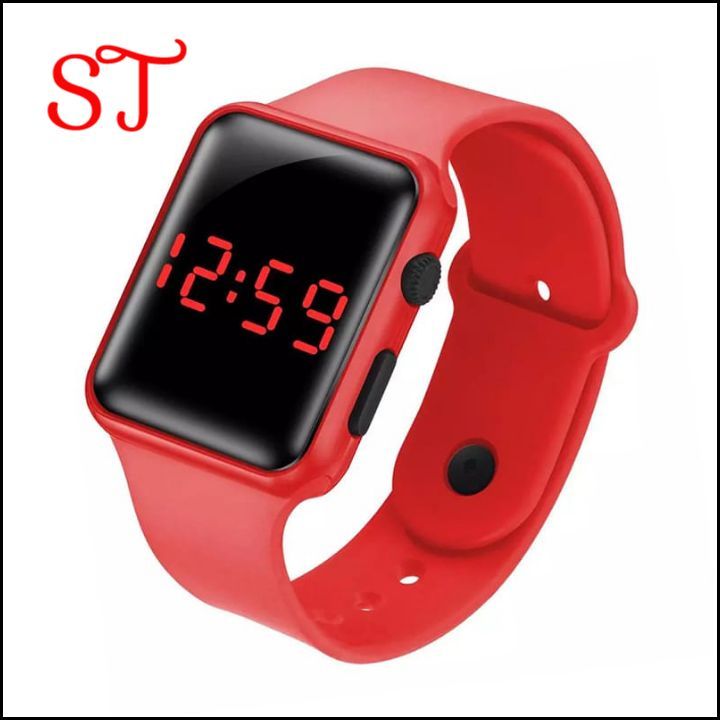 Simple Watch W202 Weicam LED Wrist Watch Silicone Student Kids ...