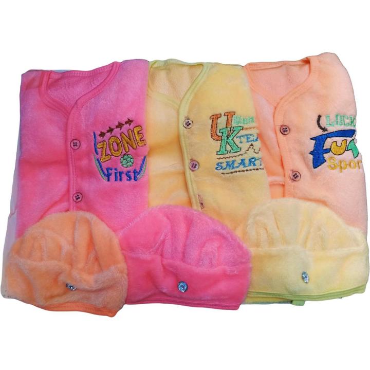 Pack of 3 New Born Baby Summer Dress zero size new born baby Winter ...