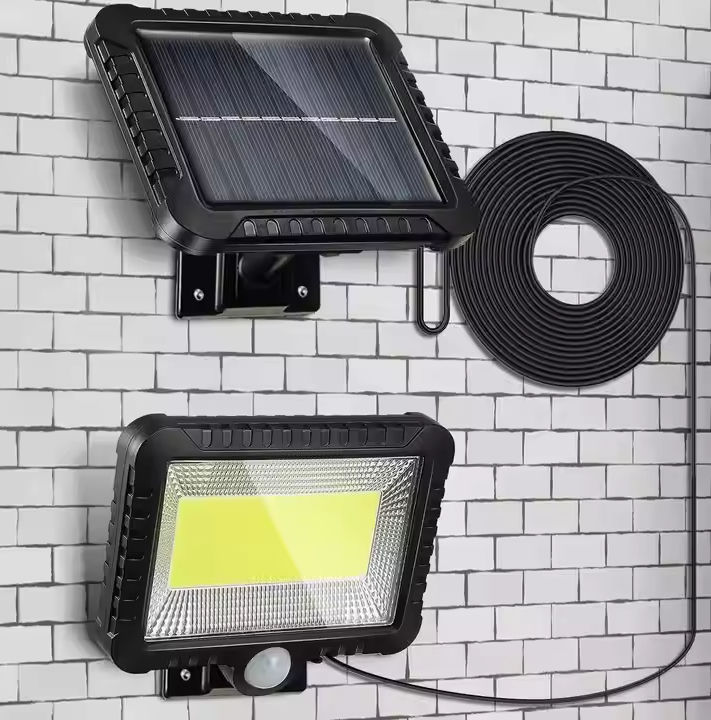 Solar Powered PIR Motion Sensor Light - Waterproof Outdoor Wall Lamp ...