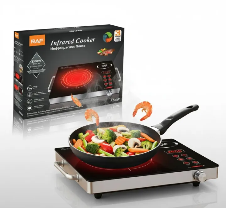 3500W Infrared Electric Cooker | Touch Screen Portable Ceramic Hot ...