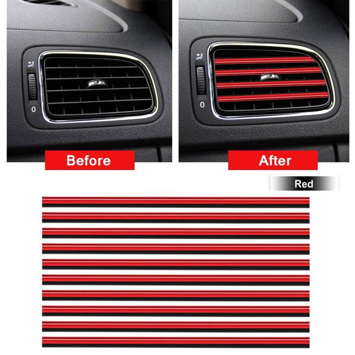 Car AC Vent Moulding Red | Daraz.pk