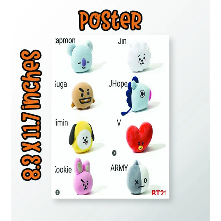 All in bt21 Poster bts accessories | Daraz.pk