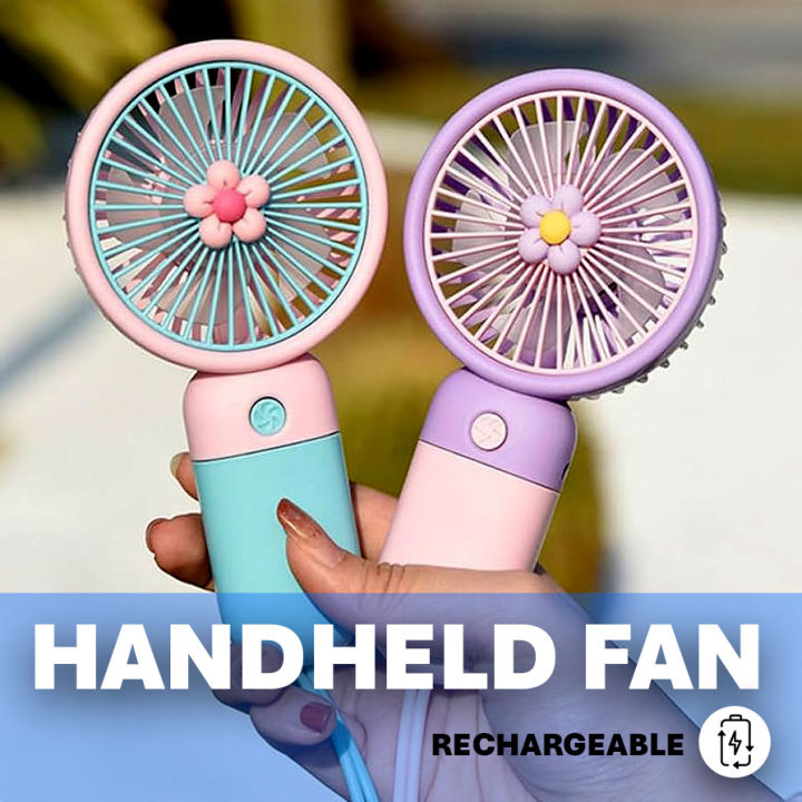 Mini Fan Rechargeable /Handheld Desktop USB Fan Electric Portable Mini ...