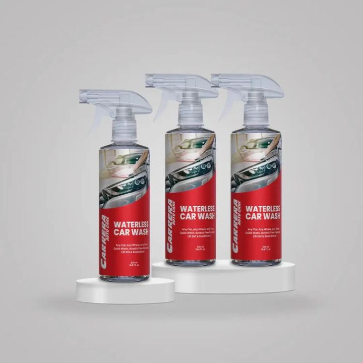 Carrera Waterless Car Wash With - Car Wash Spray - Car Shampoo - Car ...