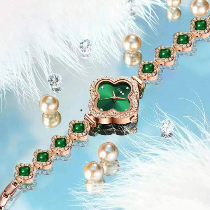 ZIDO brand four leaf clover fashionable and versatile temperament ...