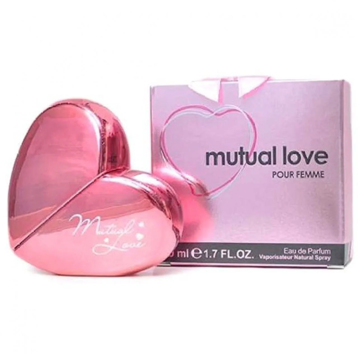 Mutual Love Perfume For Women Heart Shape Perfume Pink 50ml | Daraz.pk