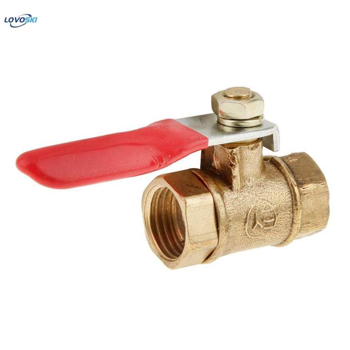 3 Brass Ball Valve FF 12mm Red FF 12mm Red | Daraz.pk