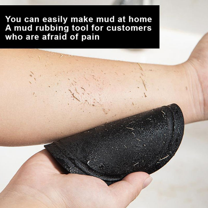 Black Rubber Painless Scrub Bath Round Bath Supplies Household Bath ...