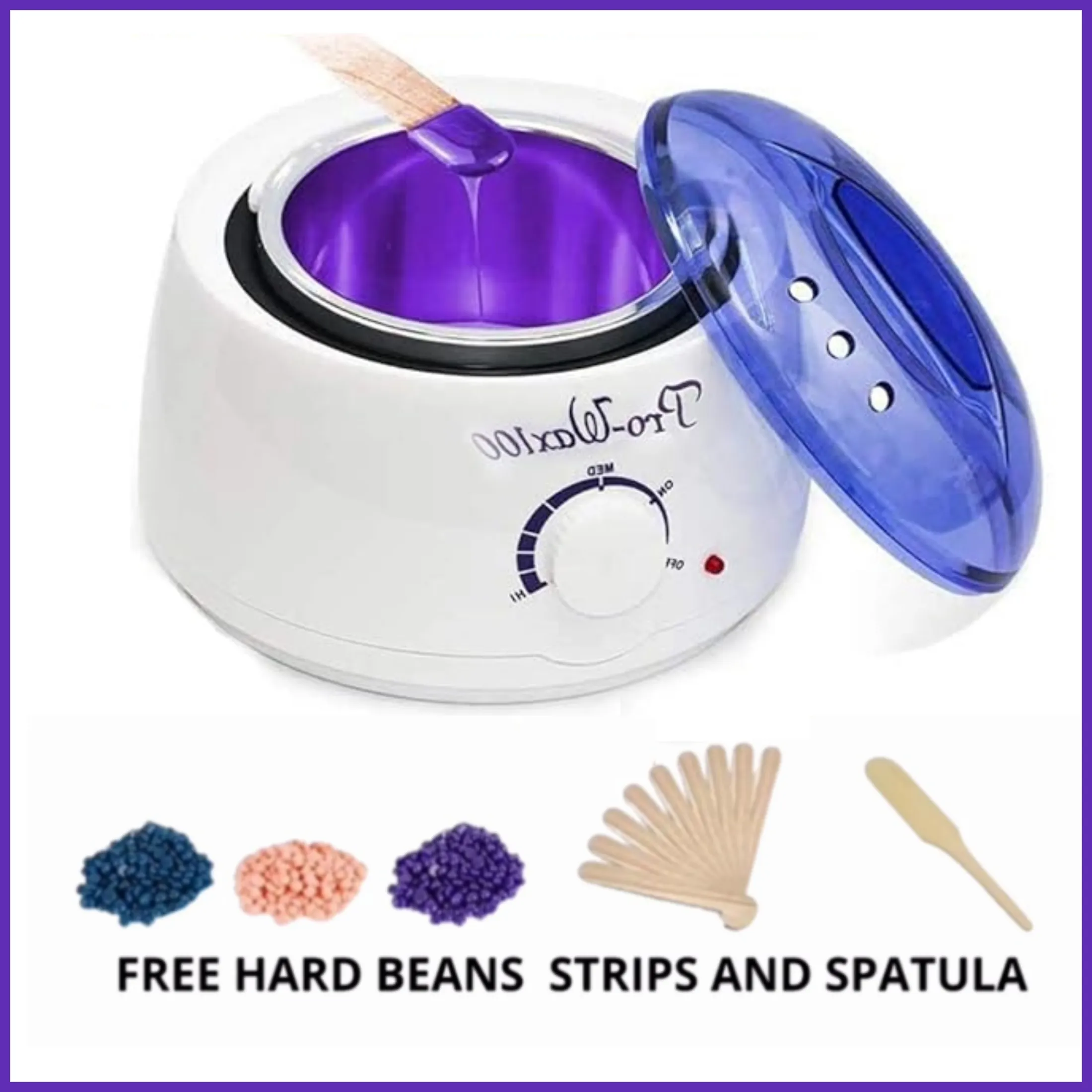Pro-Wax100 Professional Hair Removal Wax Warmer with 2-Speed Settings ...