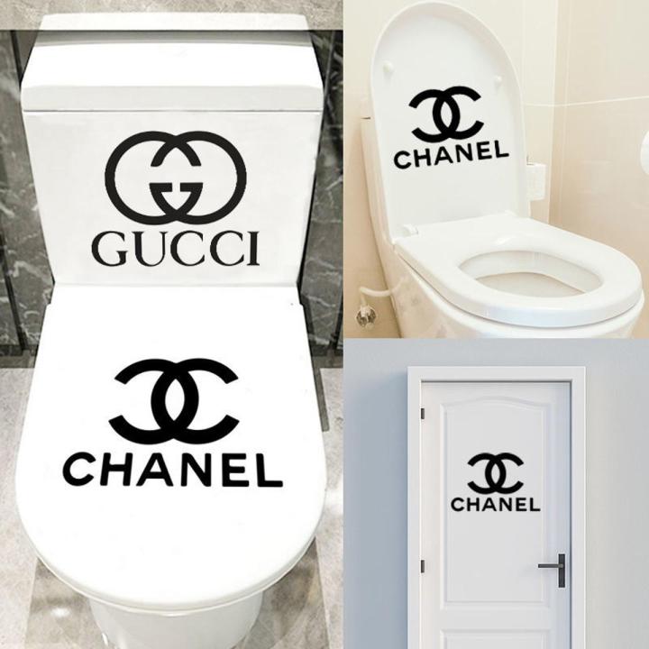 Creative personality funny toilet stickers cute iconic toilet toilet ...