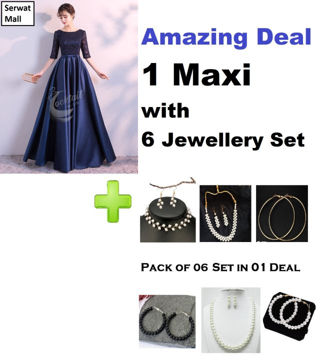 Stitched Long Silk Maxi Dress For Women (Only Maxi) Silk Maxi Dresses ...