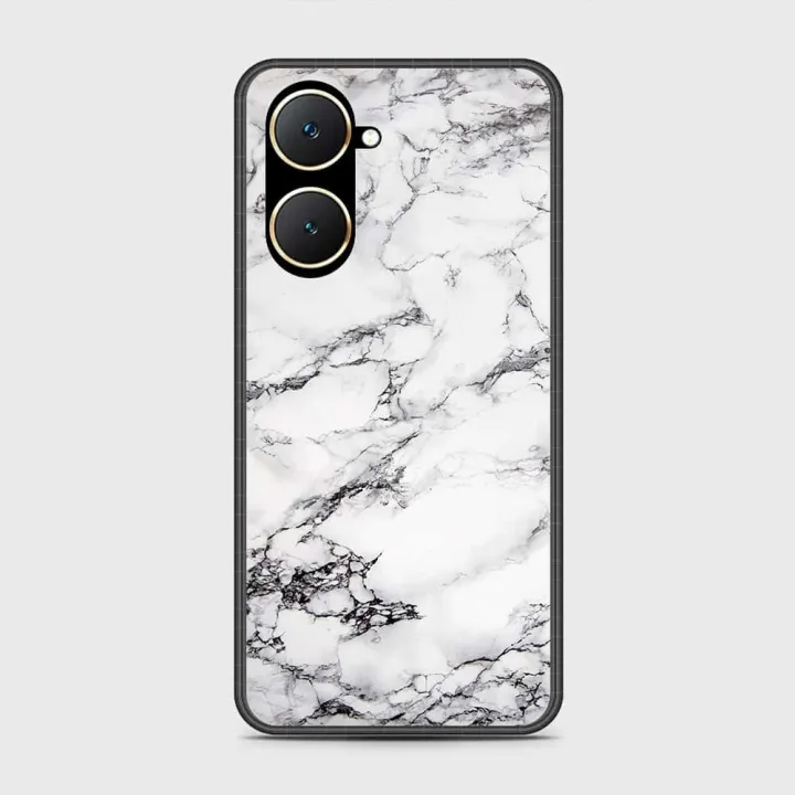 Vivo_ Y03t Cover- White Marble Series - HQ Ultra Shine Premium Infinity ...